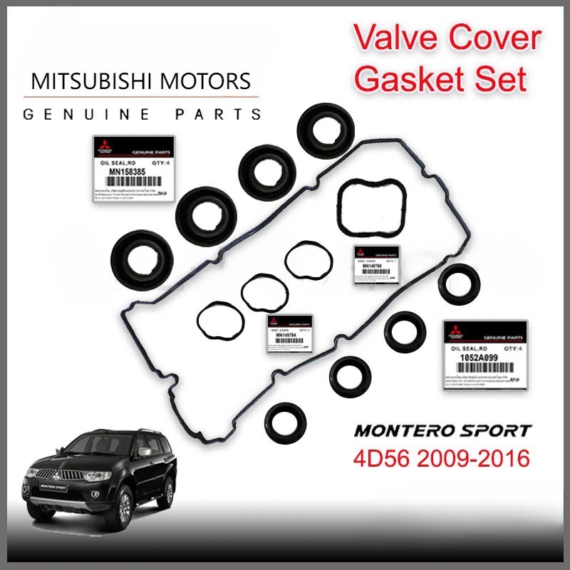 VALVE COVER GASKET SET MONTERO SPORTS 2.5 4D56T 1035A108 MN158385 ...