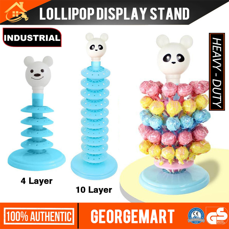 Adjustable 10-Layer Lollipop Holder Stand Tree Rack Tower Porous ...