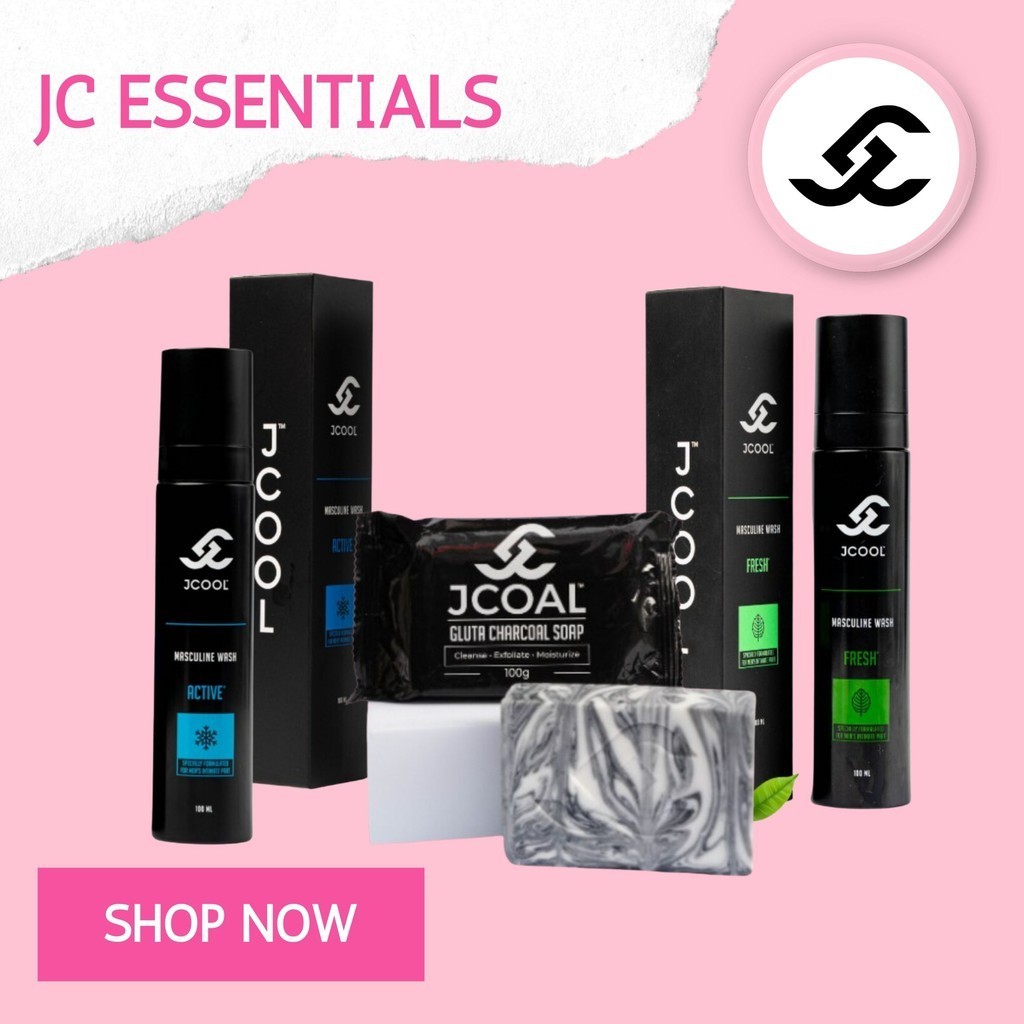 JC Essentials JCOOL Masculine Wash 100ml FRESH & ACTIVE Scent | Jcoal ...