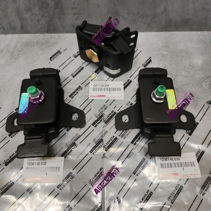 MESIN ENGINE MOUNTING SET TRANS MOUNTING ENGINE TOYOTA INNOVA DIESEL ...