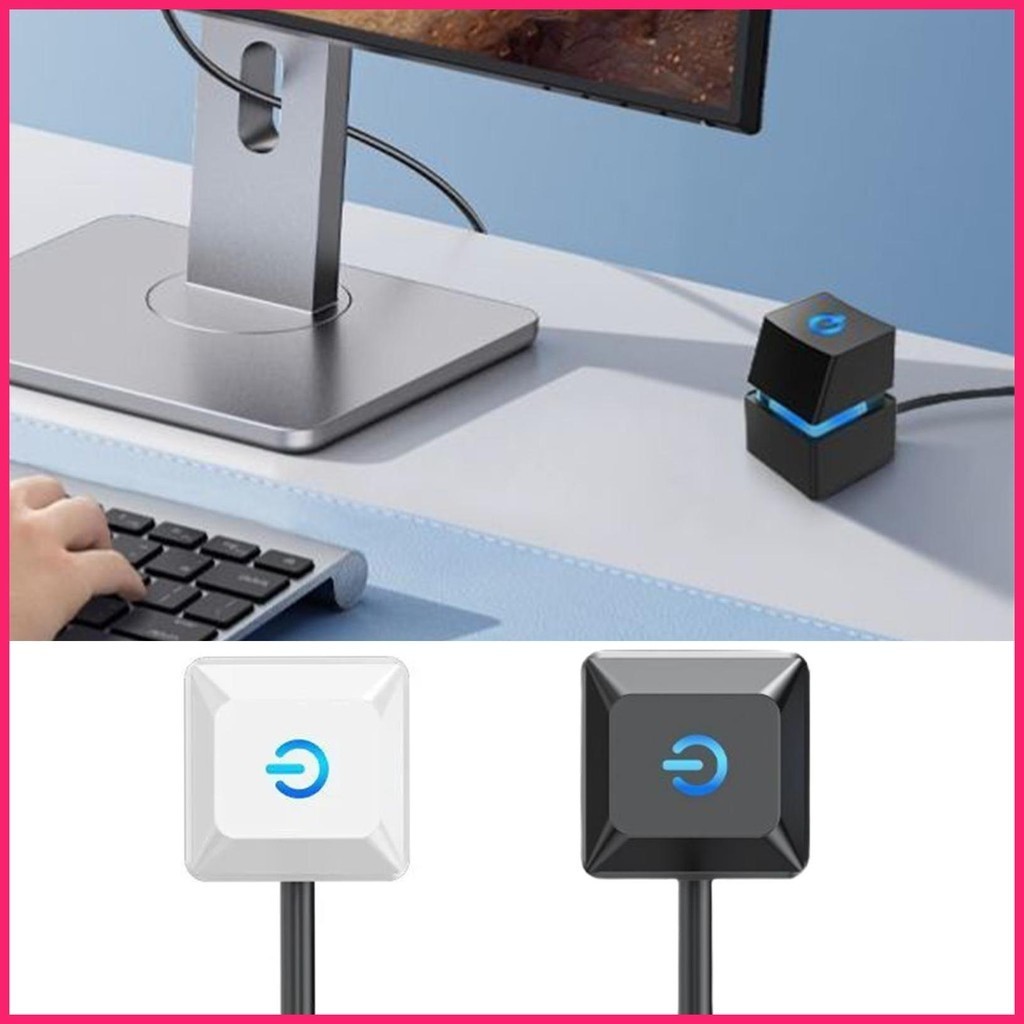 Desktop Computer Button LED PC Supply Button with 1.8m Cables Computer ...
