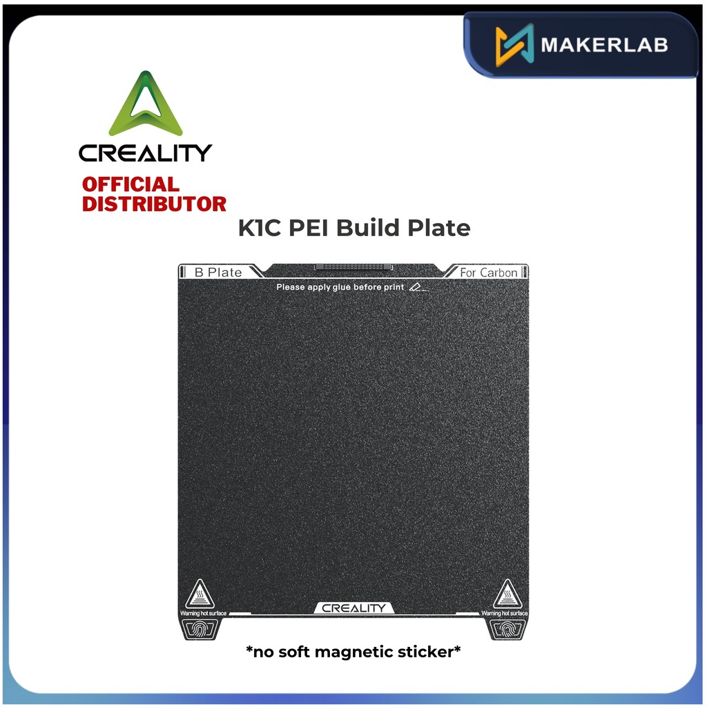 Creality K1C PEI Build Plate (Without Soft Magnetic Sticker ) for 3D ...