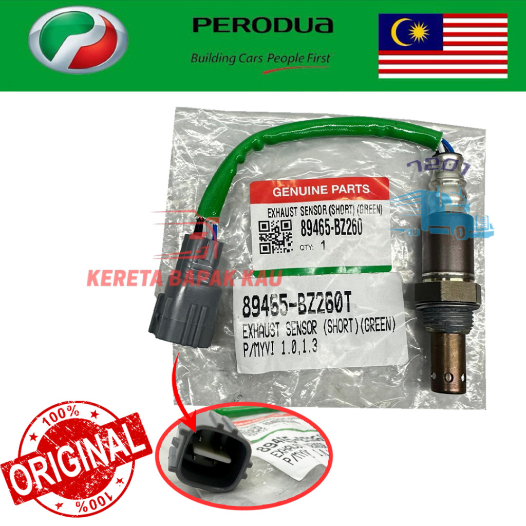 100 PERODUA ALZA MYVI EXHAUST SENSOR 89465-BZ260 MYVI 1.0,1.3 (NEW ...