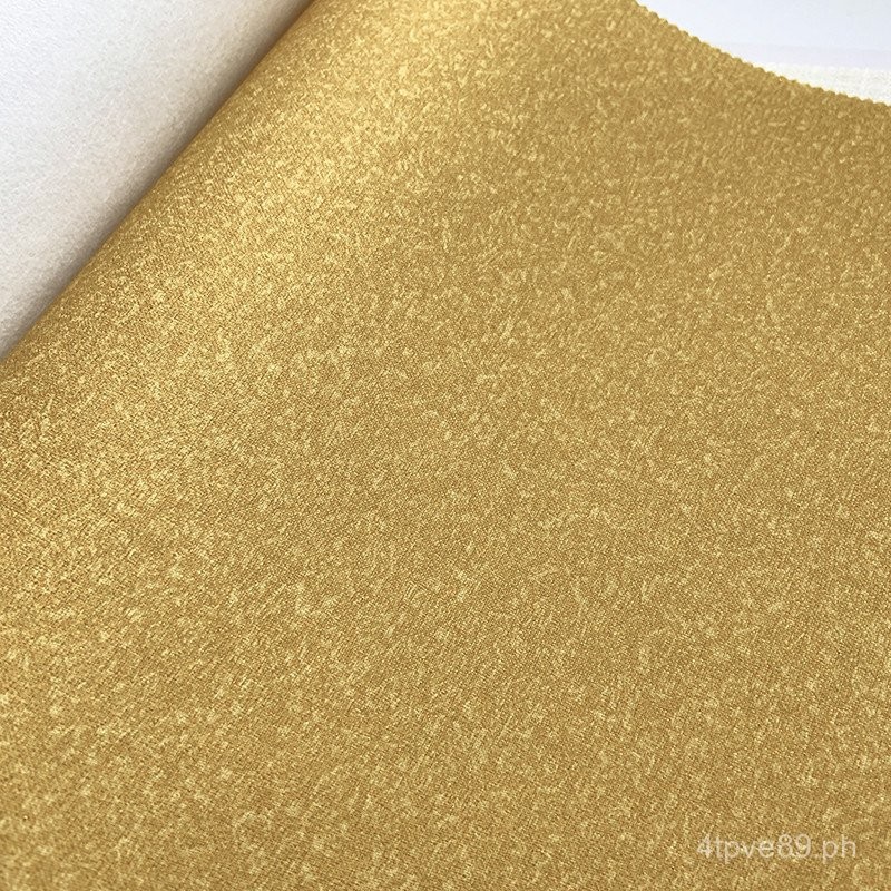 Golden Wallpaper Mottled Gold Yellow Villa High-End Luxurious American ...