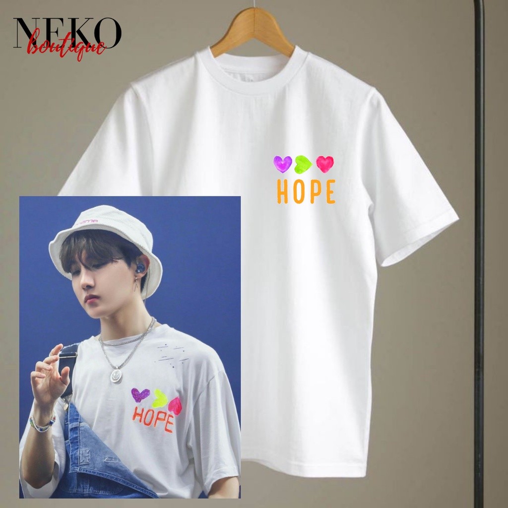 Neko Botique Jhope Hobi HOPE T-shirt | Shopee Philippines