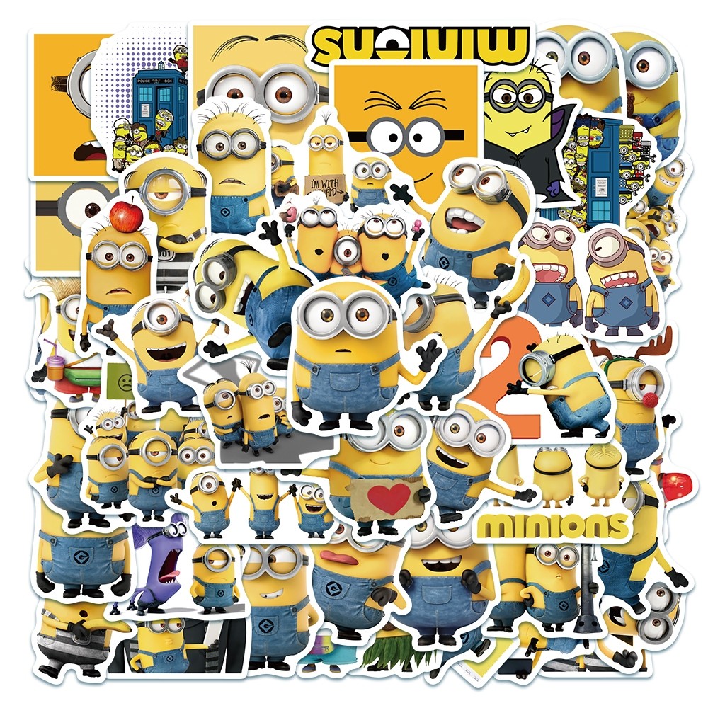 Minion Pack Sticker Pack minion Cartoon Stickers | Shopee Philippines