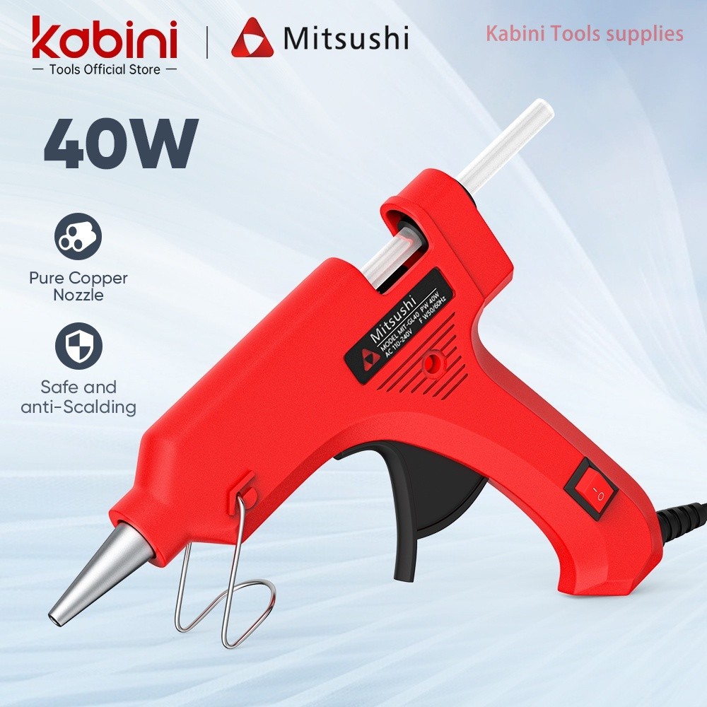 Mitsushi MJQ40 40W 100-240V Hot Melt Glue Gun Hot Melt Glue Sticks Glue ...