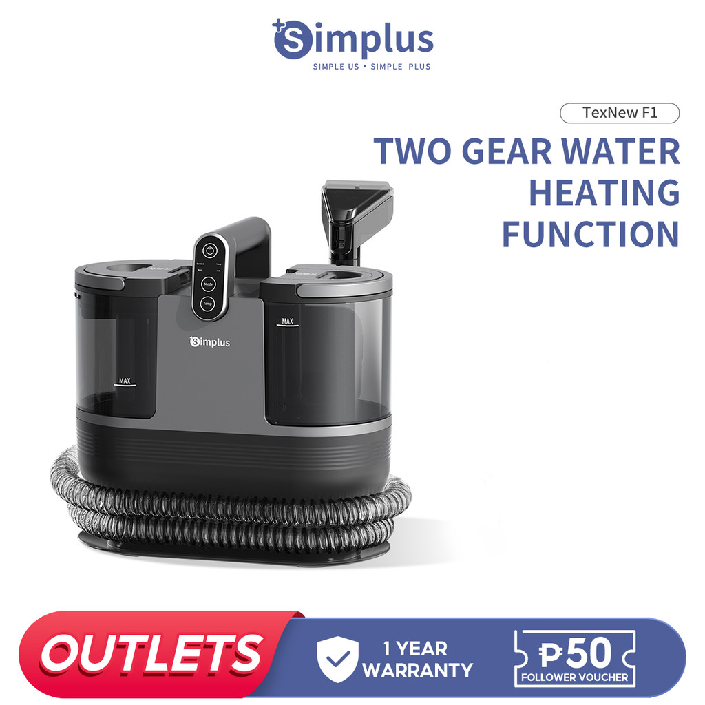 Simplus Wet and Dry Vacuum Cleaner for Carpet Sofa Multi-Purpose Fabric ...
