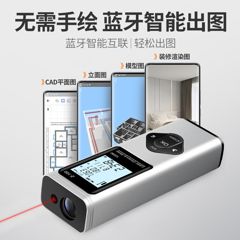 Source Zhenbing Laser Rangefinder 3-in-1 Measuring Ruler Bluetooth ...
