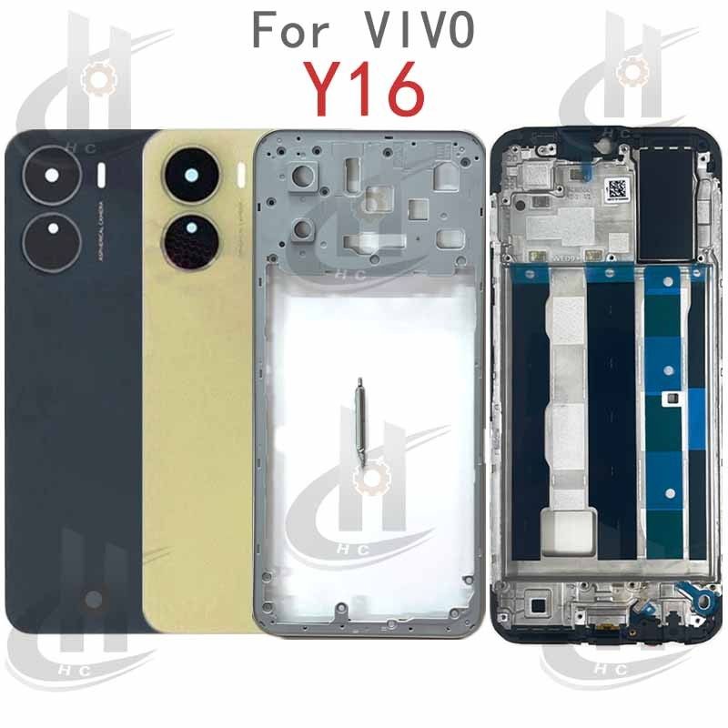 For VIVO Y16 V2204 V2214 Battery Back cover Housing middle frame ...