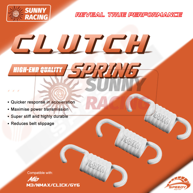 Clutch Spring 1000RPM 1200RPM M3/Click/Gy6/Nmax/Aerox，Mio | Shopee ...