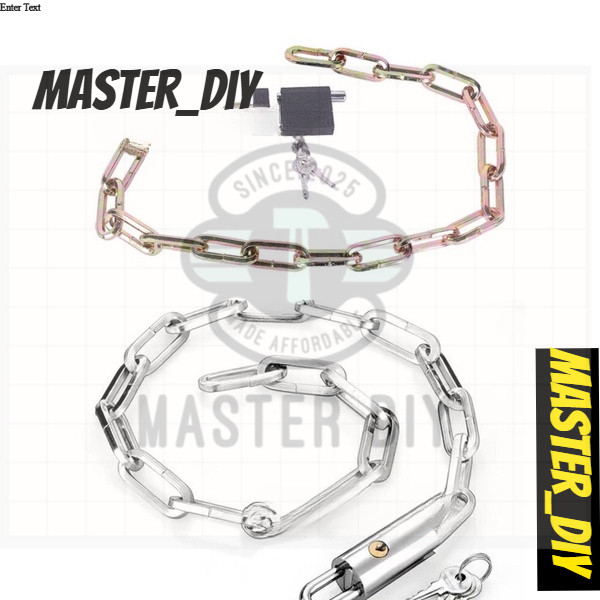 HEAVY DUTY CHAIN LOCK/Chain lock for bikes/Gates Lock with key kadena ...