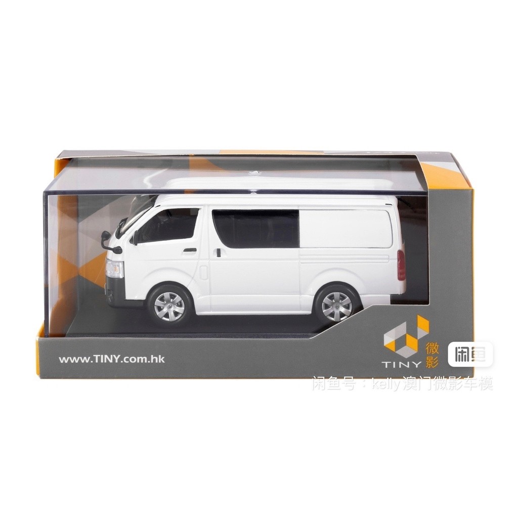 Tiny 1/43 Toyota Hiace (White) Brand: Tiny Scale: 1/43 Material: Alloy Model: Toyota Hiace ...