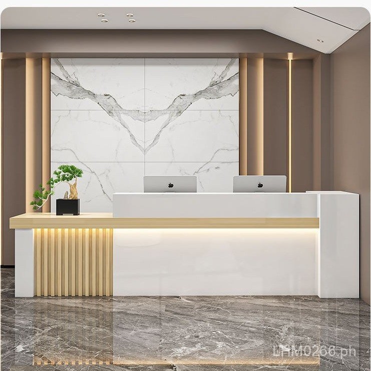 Bar Counter Front Desk Beauty Salon Counter Reception Desk Simple ...