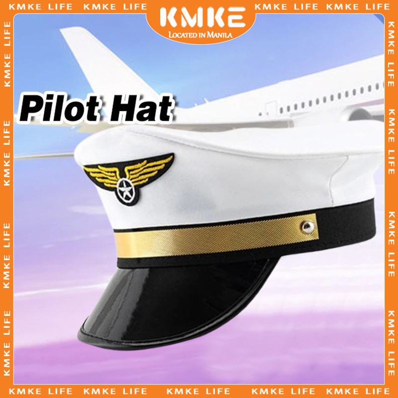 Pilot Hat Air Force Cap Teenager Cosplay Stewardess Uniform Pilot ...
