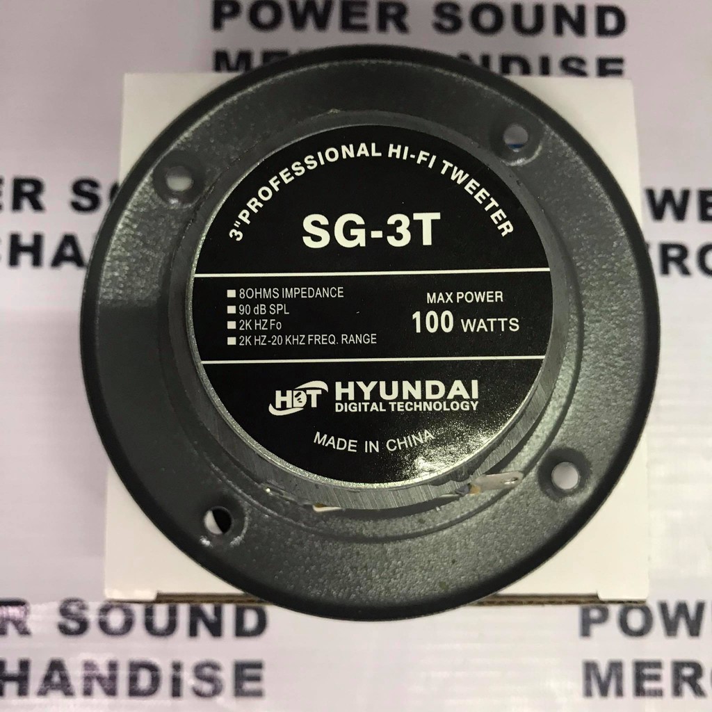 SG-3T Hi-Fi MidRange Tweeter 3 inches 100 watts Hyundai/Konzert with ...