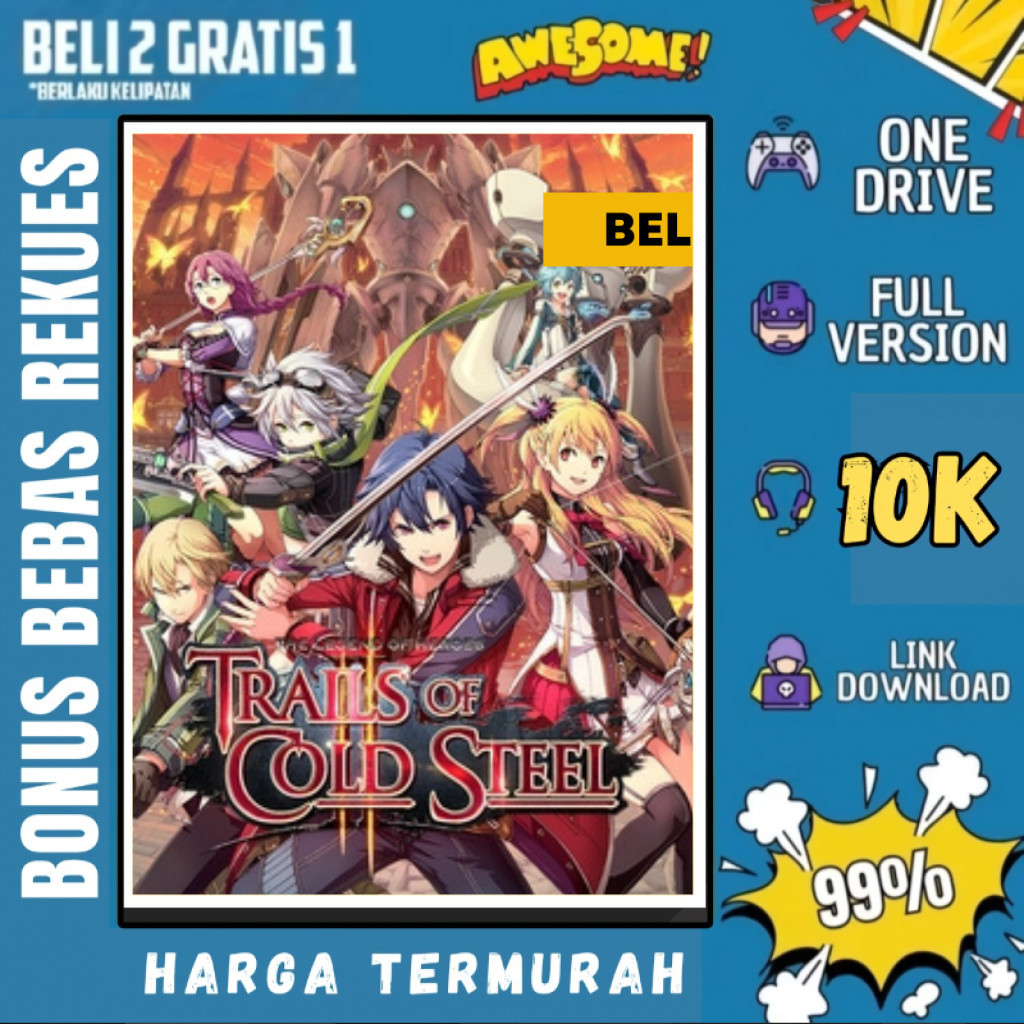 THE LEGEND OF HEROES TRAILS OF COLD STEEL II - PC GAME - LAPTOP GAME - PC GAMES - BUY 2 GET 1 ...