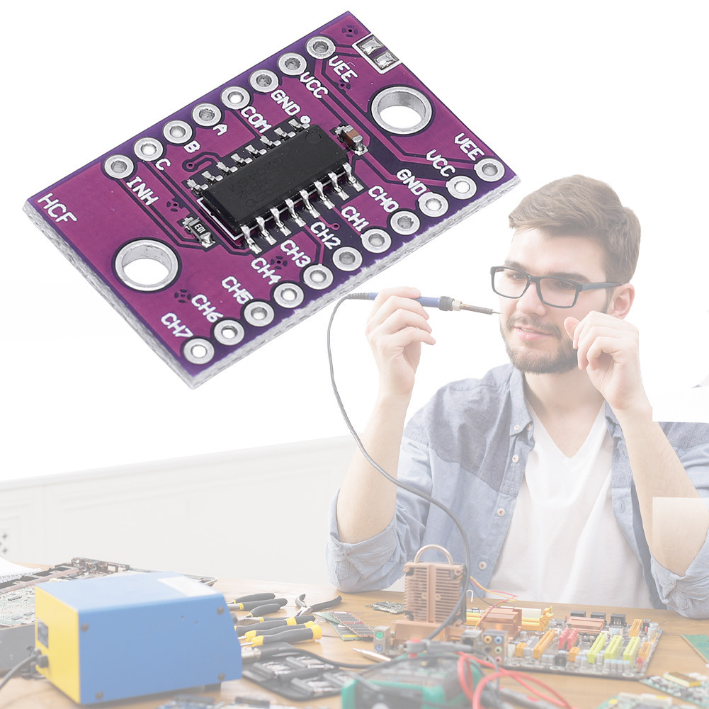 74HC4051 CD4051 Single 8-Channel Analog Multiplexer Selector Module for Arduino | Shopee Philippines