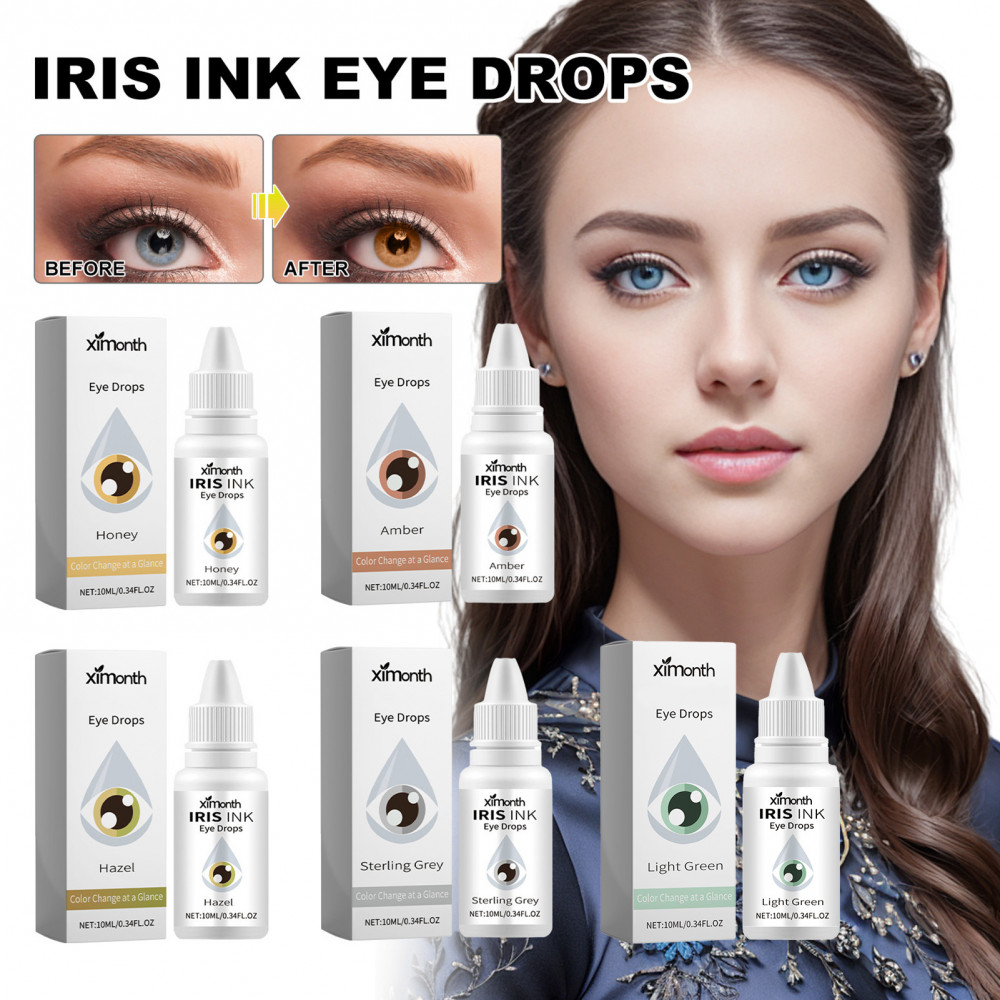 YL 10ml Visibly Color Changing Eye Drops Lighten Brighten Gentle ...