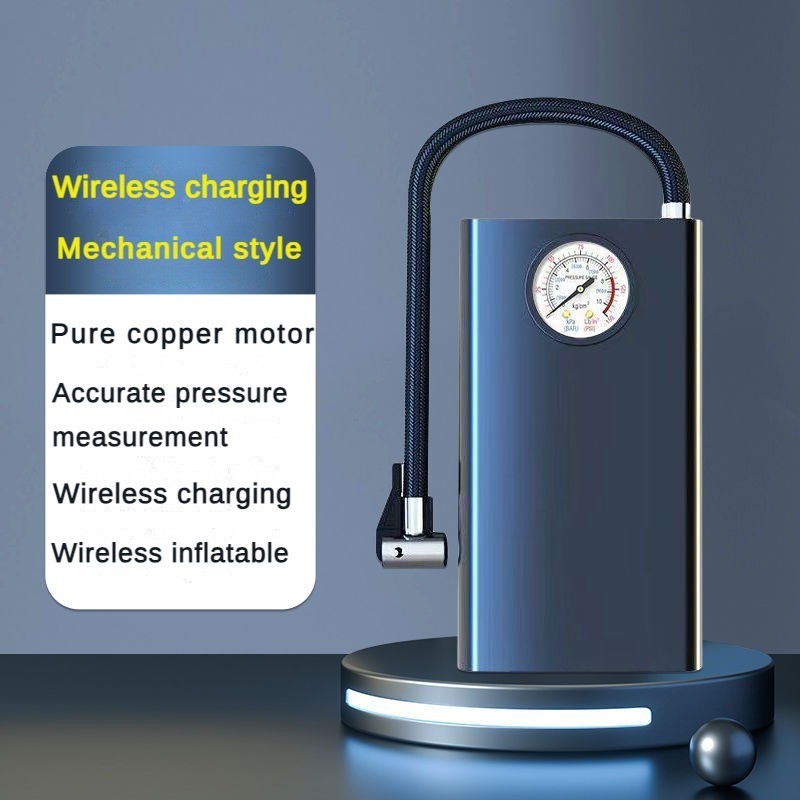 100W Portable Mini Car Wireless Inflation Pump Lithium Battery Air Pump ...