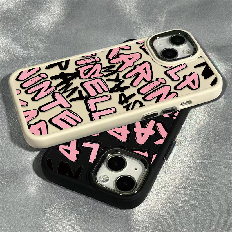 Creative Art English Letter Patterns Phone Case Compatible for IPhone11 ...