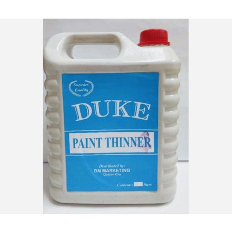 PAINT THINNER OR LACQUER THINNER 1GALLON (4 LITERS) DUKE BRAND ...