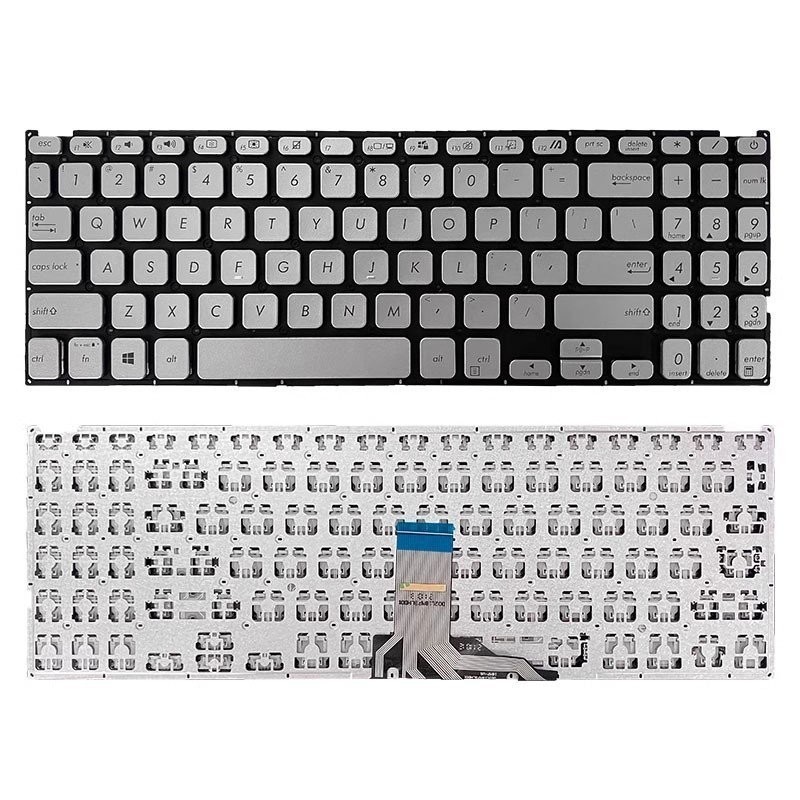 New Silver US backlit Keyboard for Asus VivoBook X515 X515E X515EA ...