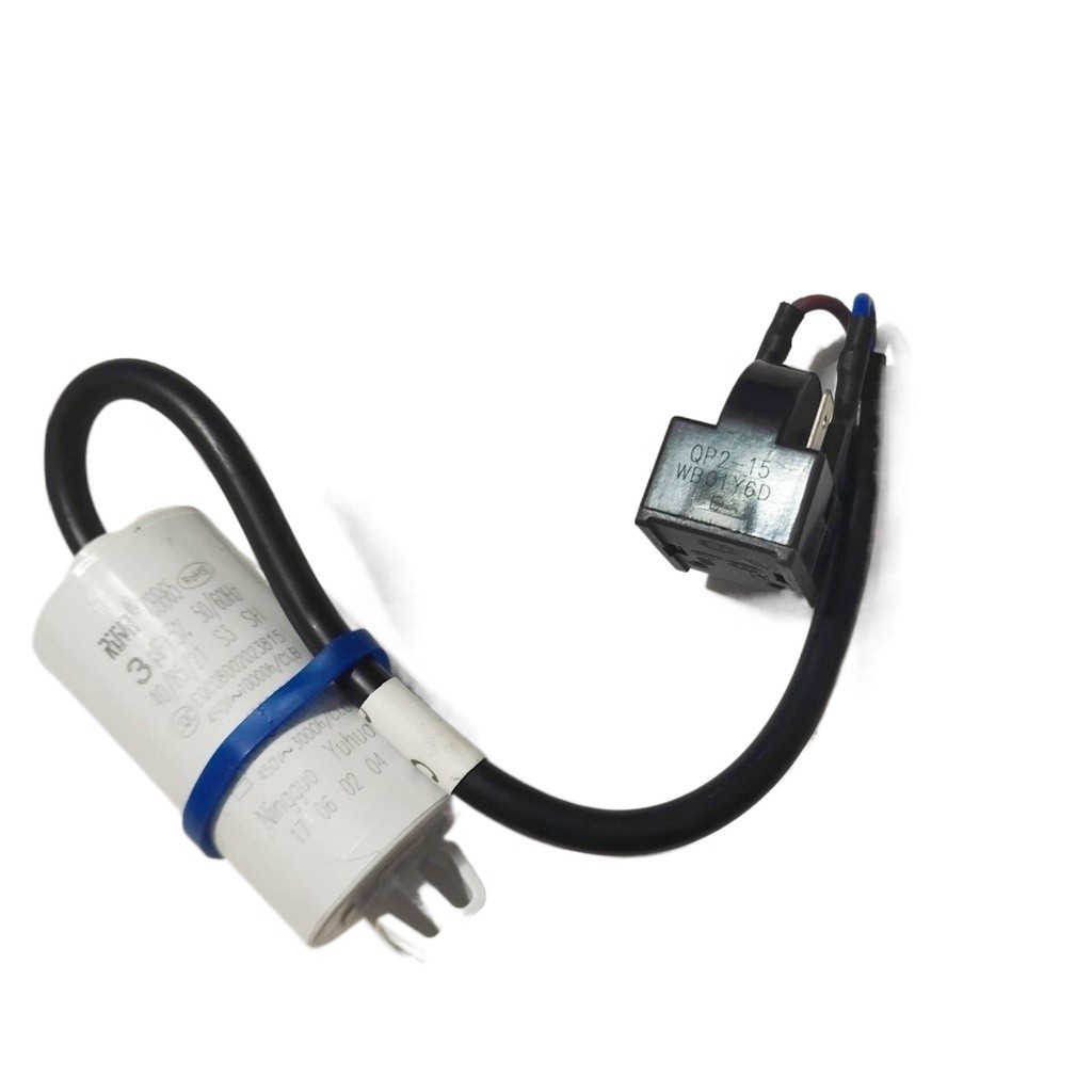 Refrigerator three-legged PTC starter QP2-15 with 3UF 450v capacitor ...