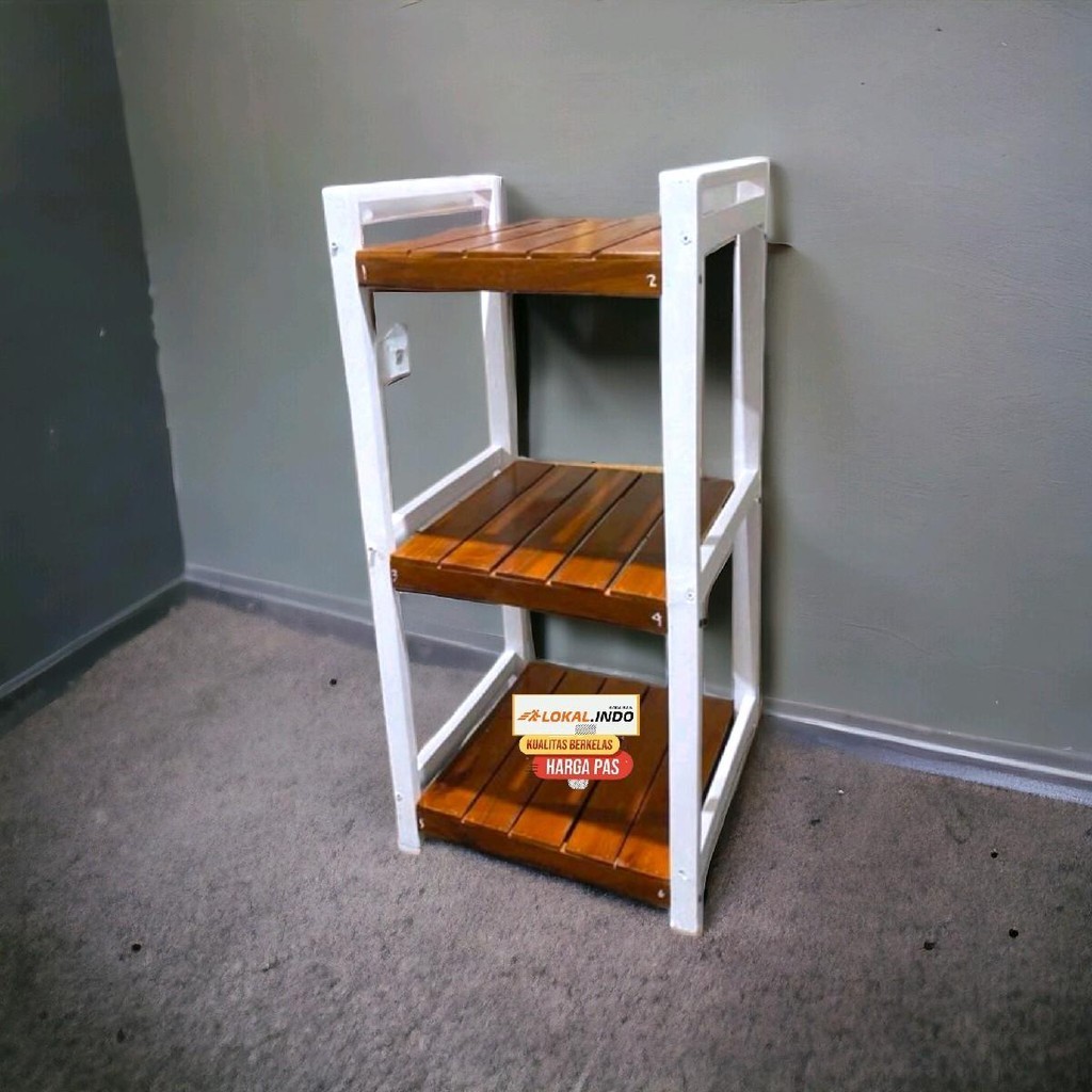 LOKAL KAYU Local Color Combination 3-level Gallon Rack Gallon Dispenser ...