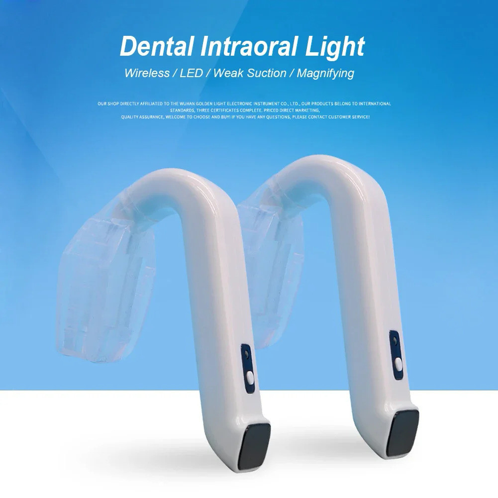 Wireless Dental Intraoral Light Oral Hygiene Endoscope SuctionledLamp ...
