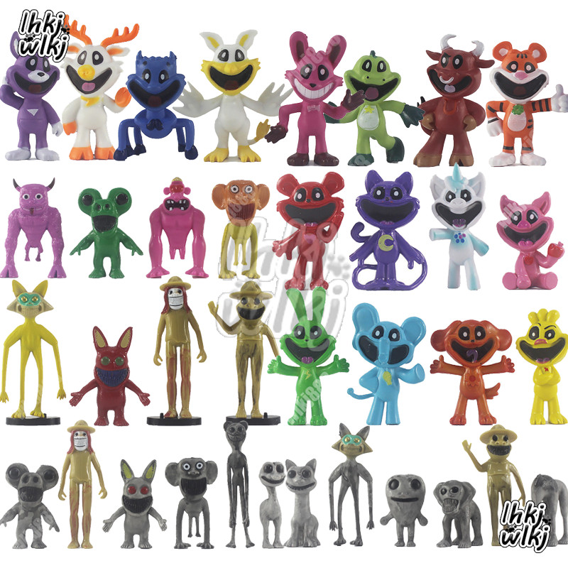 12 Pcs Zoonomaly Vs Smiling Critters Action Figure Poppy Playtime ...
