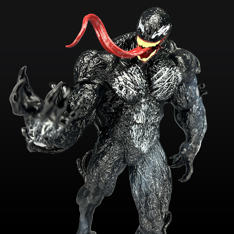 Avengers GK Super Large Venom Spiderman Standing Statue Scene Model ...