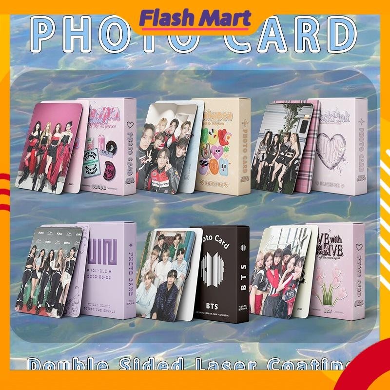 50PCS Laser Lomo Card Album Collection Photocards | Shopee Philippines