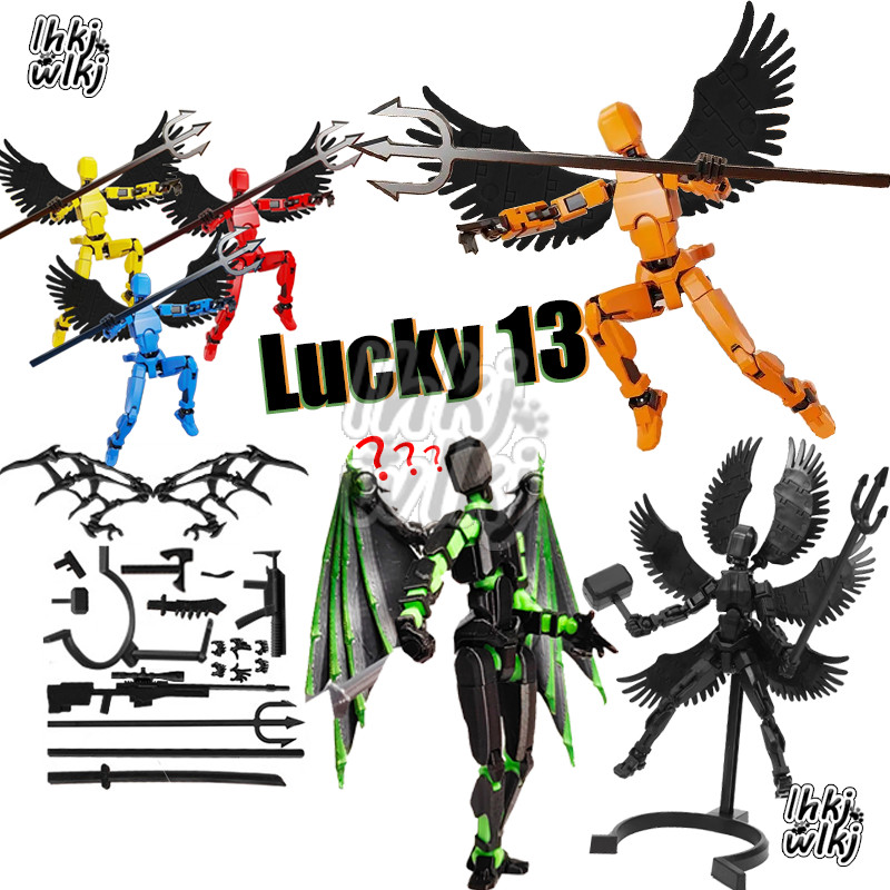 Angel 3D Lucky 13 Action Fiqure Dummy 13 Decompressio Multi-Jointed ...