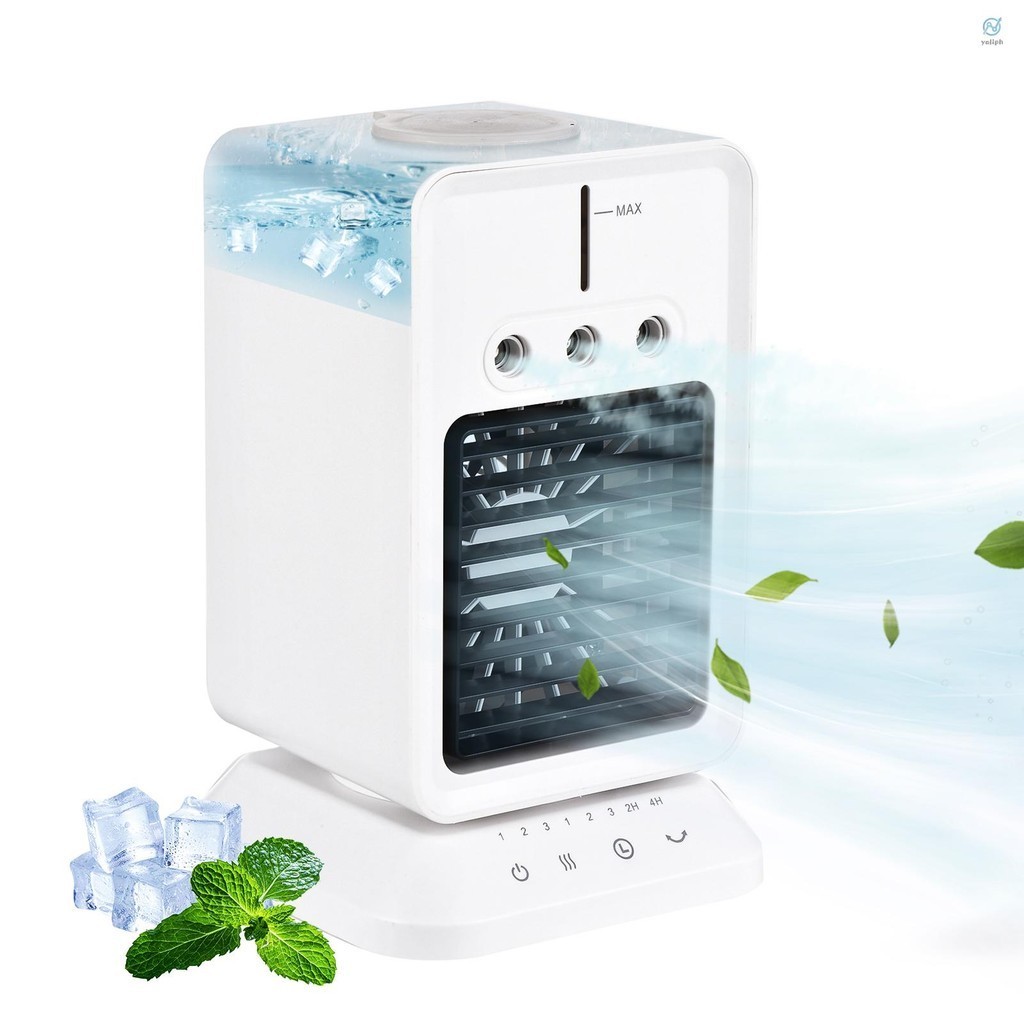 [yalisentech]Portable Desk Cooling Fan Mini Air Cooler Room Humidifier ...