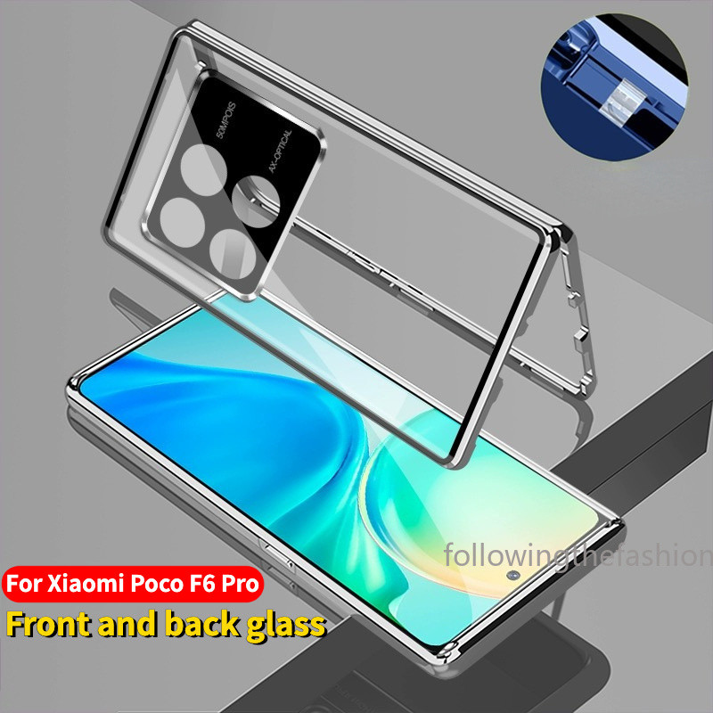 Casing For Xiaomi Poco F6 Pro 5G Pocof6 F6pro Phone Case 360° Metal ...