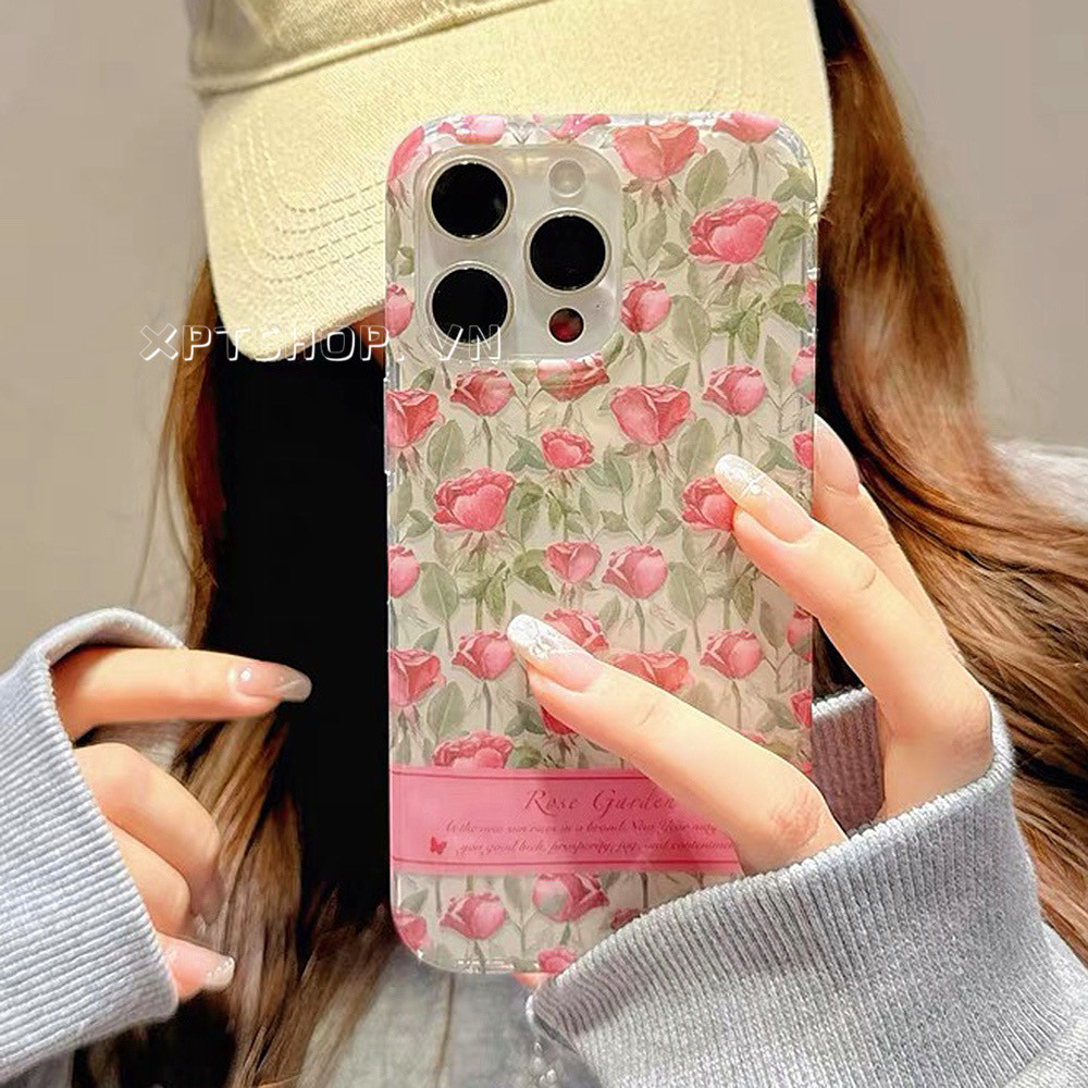 Full Screen Roses Phone Case For iPhone 15 Pro Max 15 Pro 15 14 13 12 ...