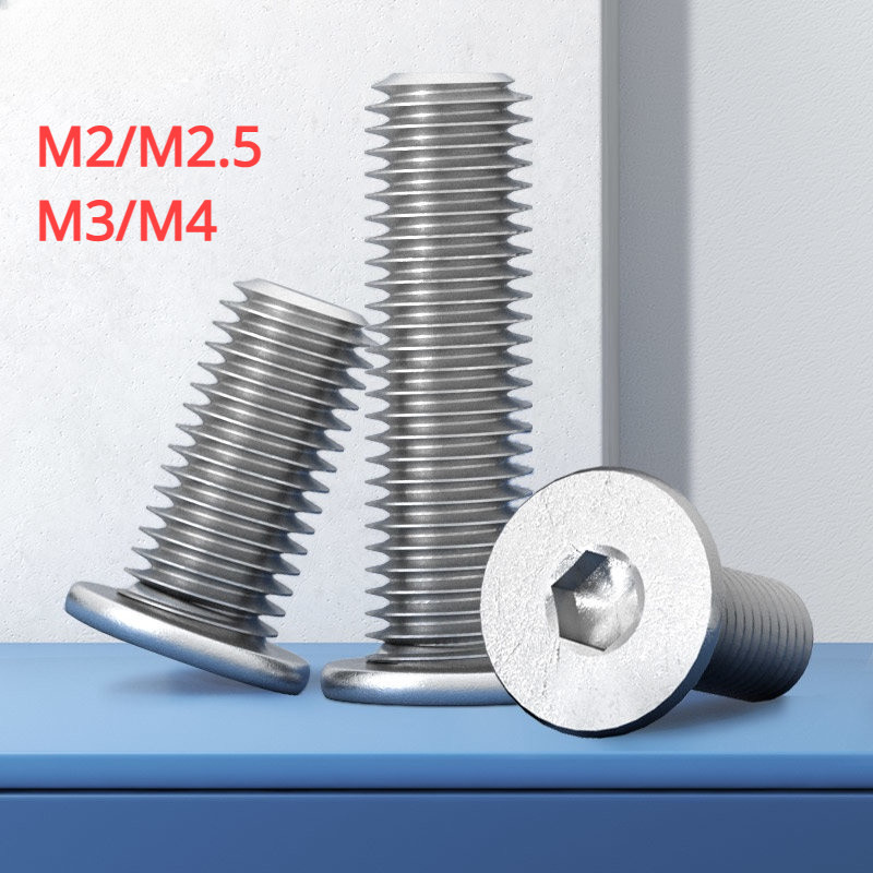 [YMH1] M2/m2.5/m3/m4 allen flat head screw SUS304 Flat Head Screw CM ...