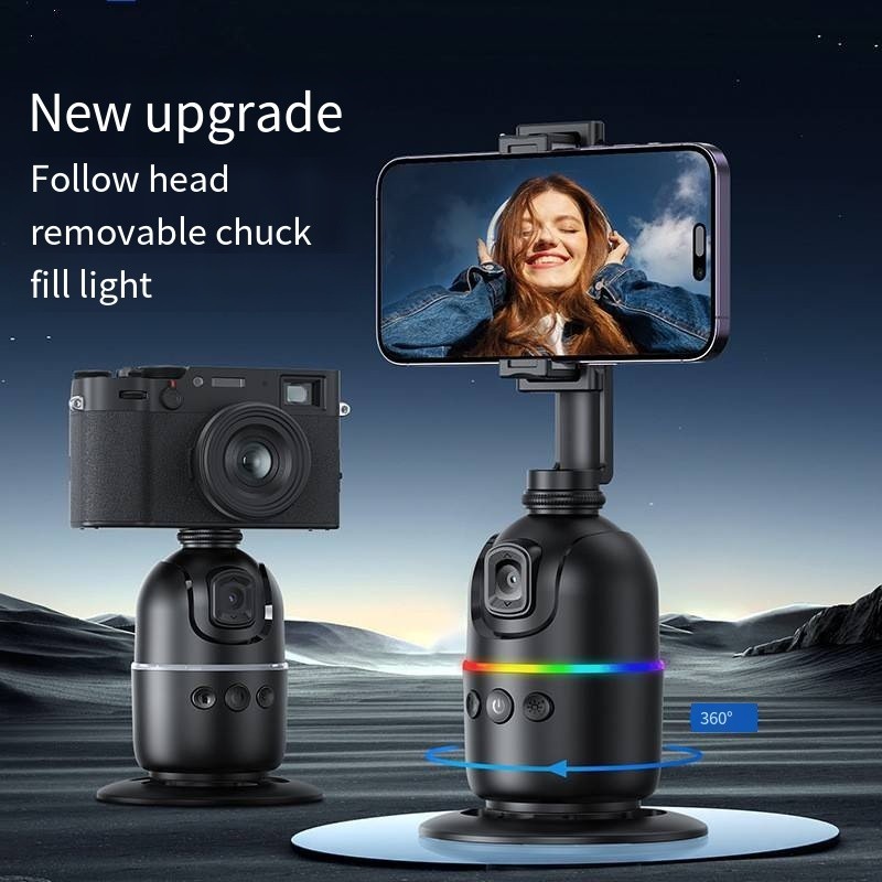 P03 Auto Face Tracking PTZ Phone Holder AI Face Recognition 360 ...
