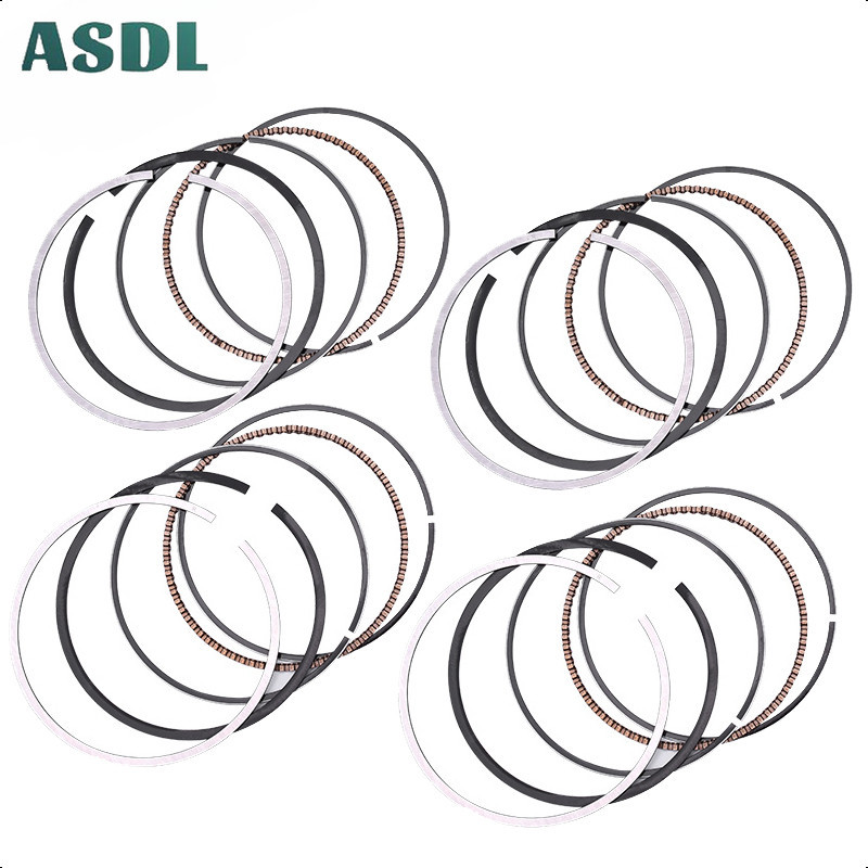 ASDL 4 Set 65mm Motorcycle Piston Ring For Honda NX250 A VFR700F A ...