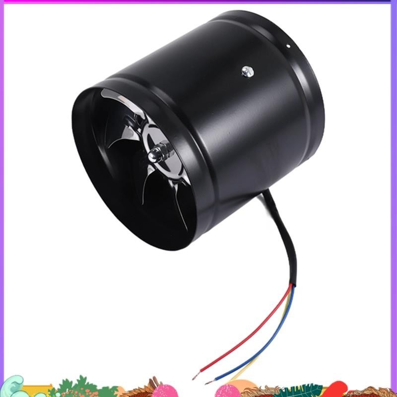 6 Inch High-Speed Exhaust Fan In-Line Duct Kitchen Extractor Metal ...
