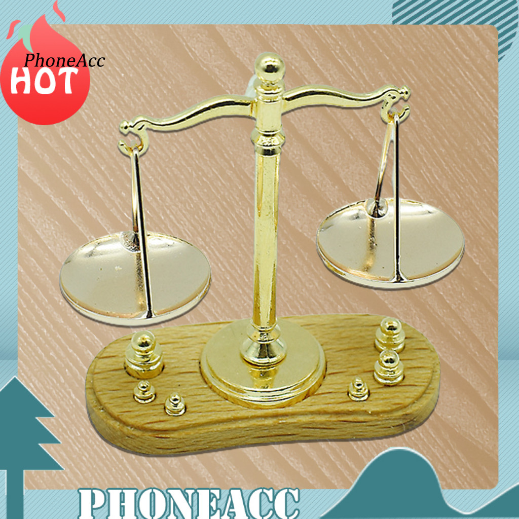 Mini Balance Scales Adorable Detailed 1/12 Ratio Dollhouse Retro ...