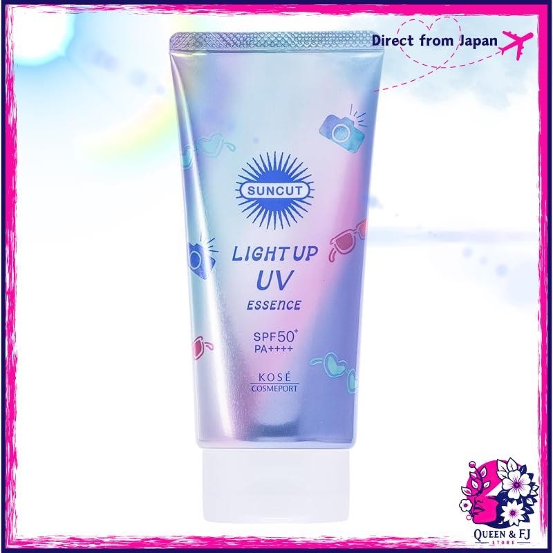 KOSE Suncut Light Up Sunscreen UV Essence SPF50+ PA++++ 80g | Shopee ...