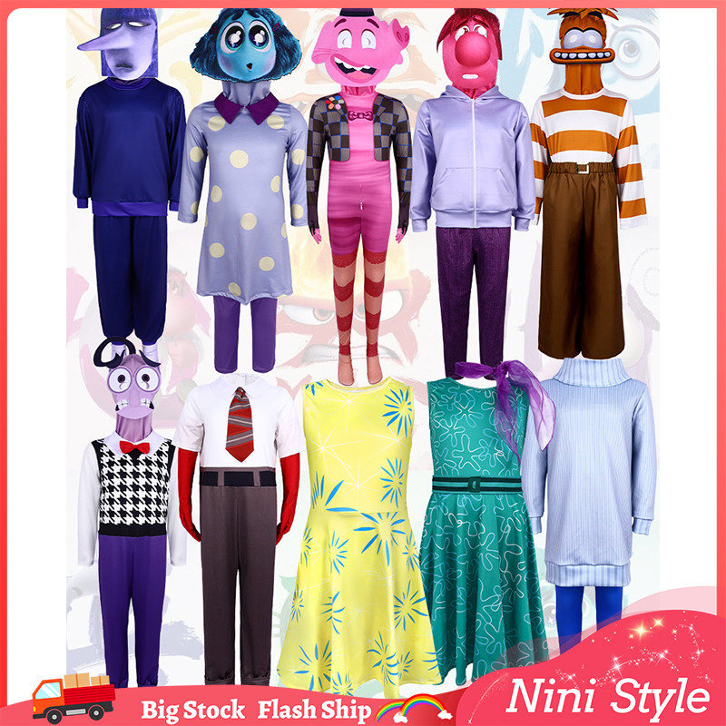 Anime Movie Inside Out 2 Joy Cosplay Costume for Adult Women Joy ...