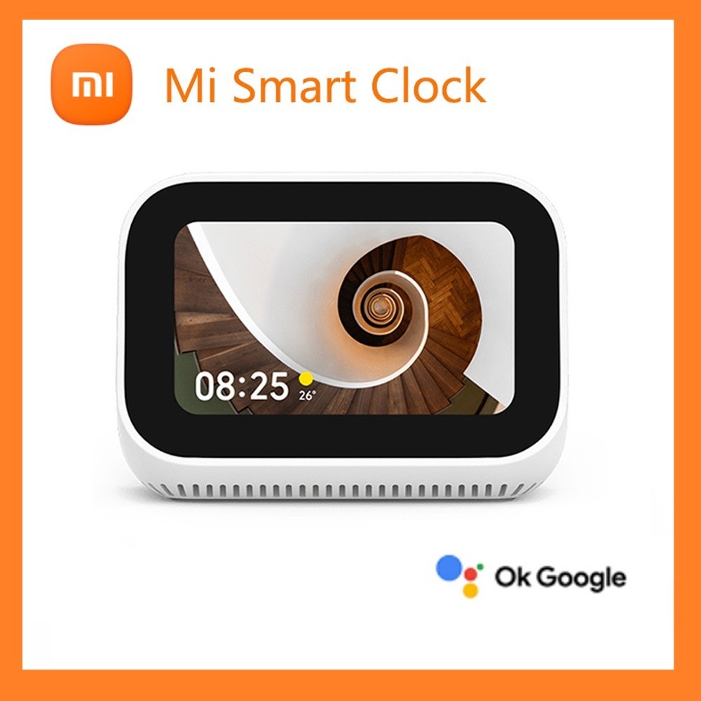 RR+`Global Version Xiaomi Mi Bluetooth 5.0 Smart Clock AI Touch Screen ...