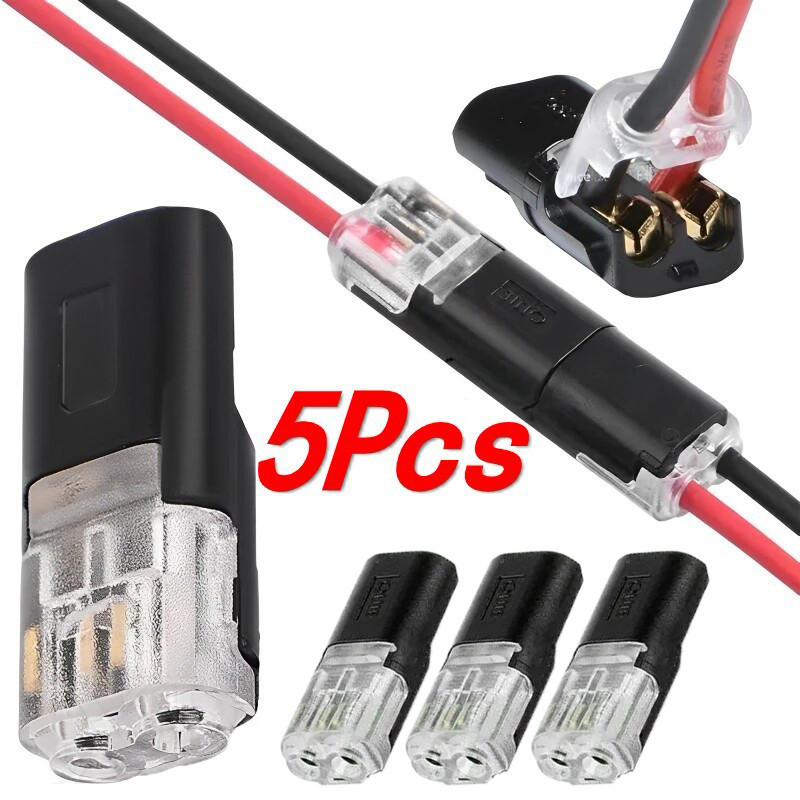 Quick Terminal Led Wire Connectors - With Locking Buckle - Low Voltage ...