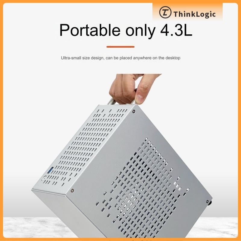 Sktc A07 Case Itx All Aluminum Mini Chassis Htpc Small 1u Power Supply Flex Independent Graphics