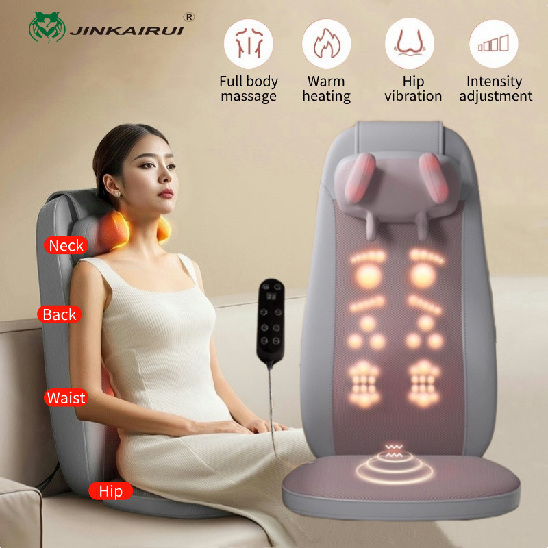 Electric Back Massage Cushion Massage Chair Full Body Massager Neck ...
