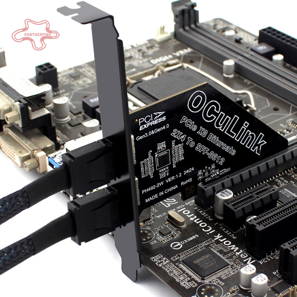 Pcie 3.0 Expansion Card Pcie Splitter Card High-speed Pcie 4.0 X 8 to ...