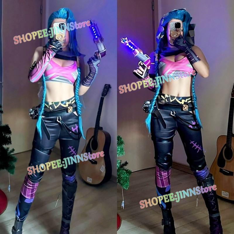 - JINN - League of Legends Arcane JINX Cosplay Costume Arcane Fractured ...